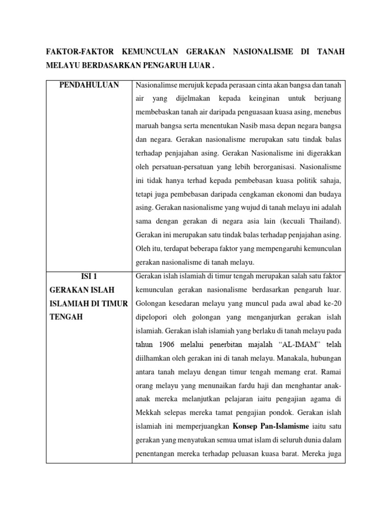 Faktor Gerakan Sej | PDF