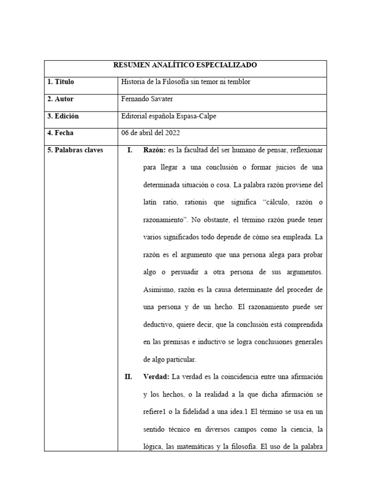 Rae | PDF | Razón | Platón