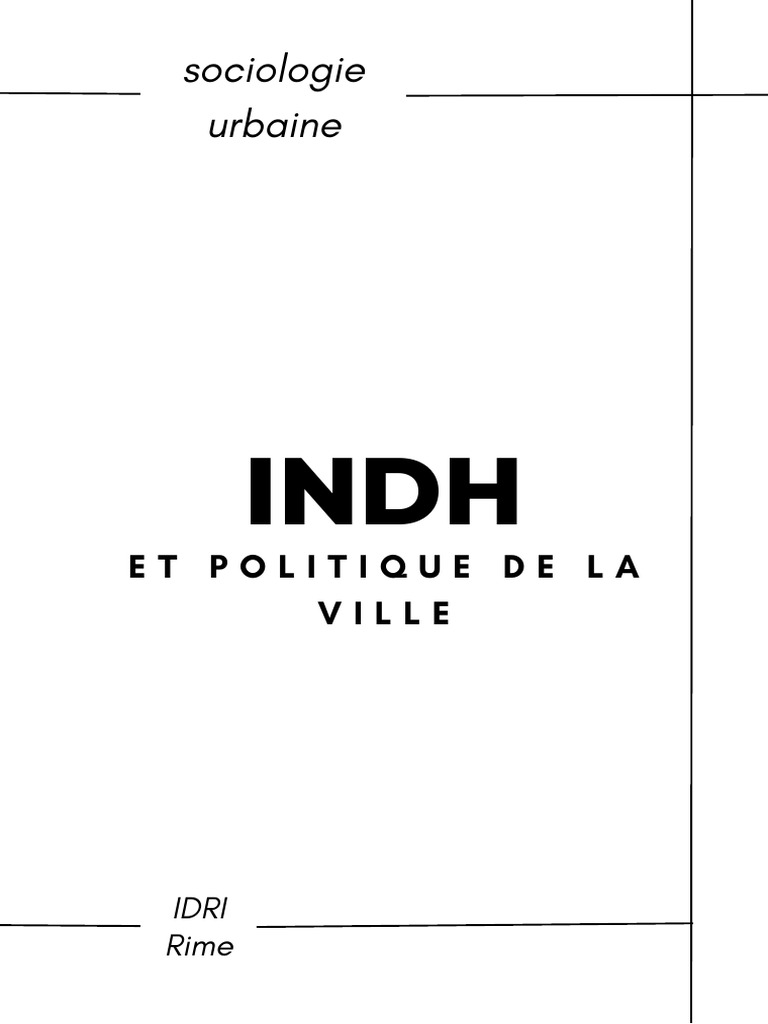 Indh | PDF | Pauvreté | Pauvreté et sans-abri