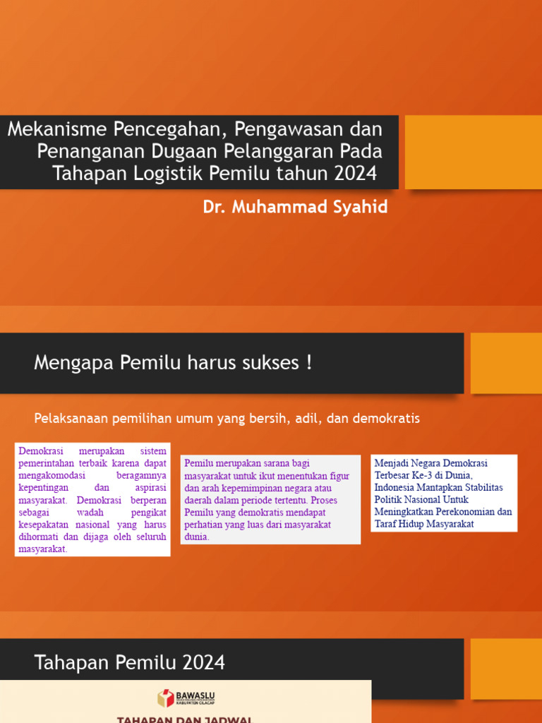 Mekanisme Logistik Pemilu 2024 Indonesia | PDF | Politik | Ilmu Sosial