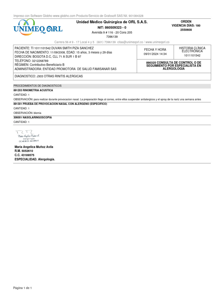 Orden de Naso | PDF | Epidemiología | Enfermedades respiratorias