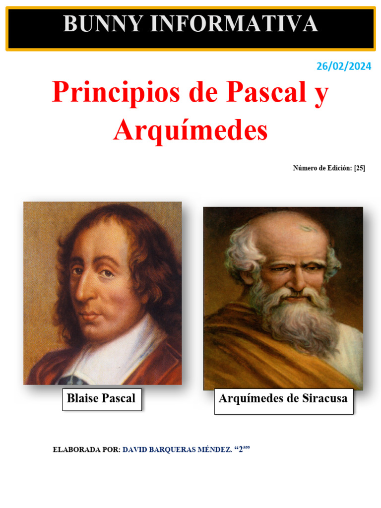 Revista de Divulgacion Cientifica de Pascal y Arquimedes | PDF | Flotabilidad | Densidad