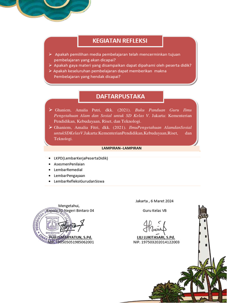 Modul Ajar Kelas 5 SMT 2 (Warisan Budaya) - IPAS - TTD - LILI | PDF