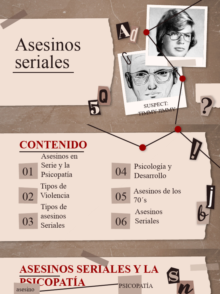 Asesinos Seriales | PDF | Asesino en serie | Psicopatía