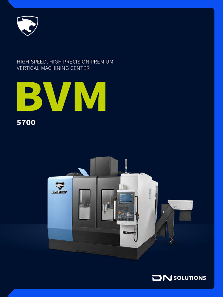 Doosan VMC BVM 5700 | Download Free PDF | Coolant | Machining Doosan VMC BVM 5700 | Download Free PDF | Coolant | Machining