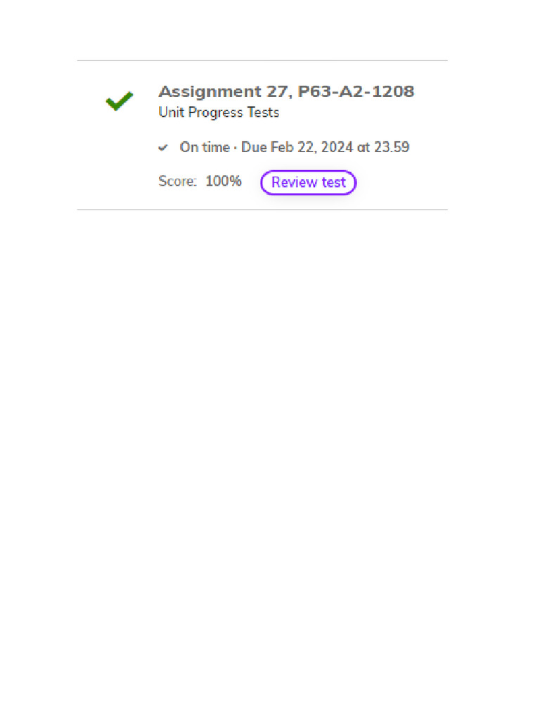 Progress Test Unit 11 | PDF