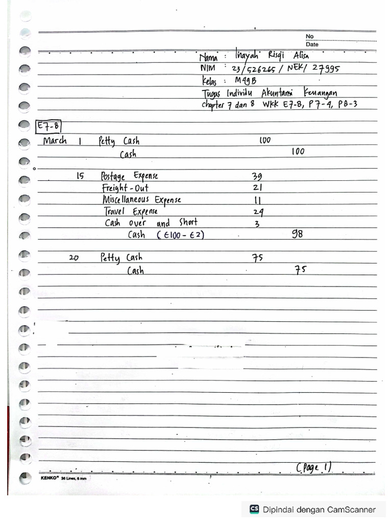 Ch7 Dan 8 - Inayah Risqi Alisa | PDF