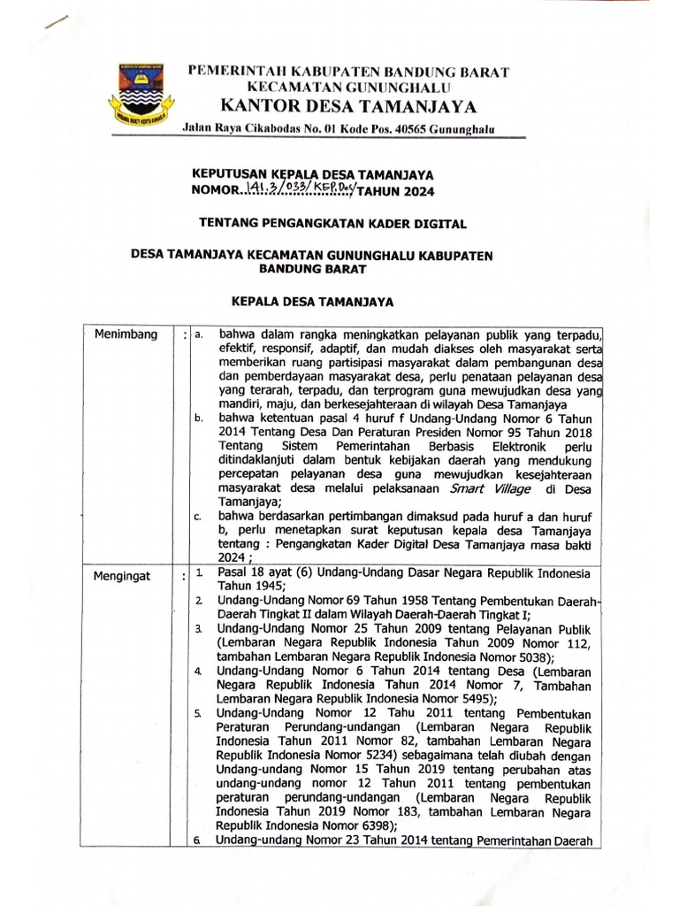 SK Kader Digital 2024 | PDF