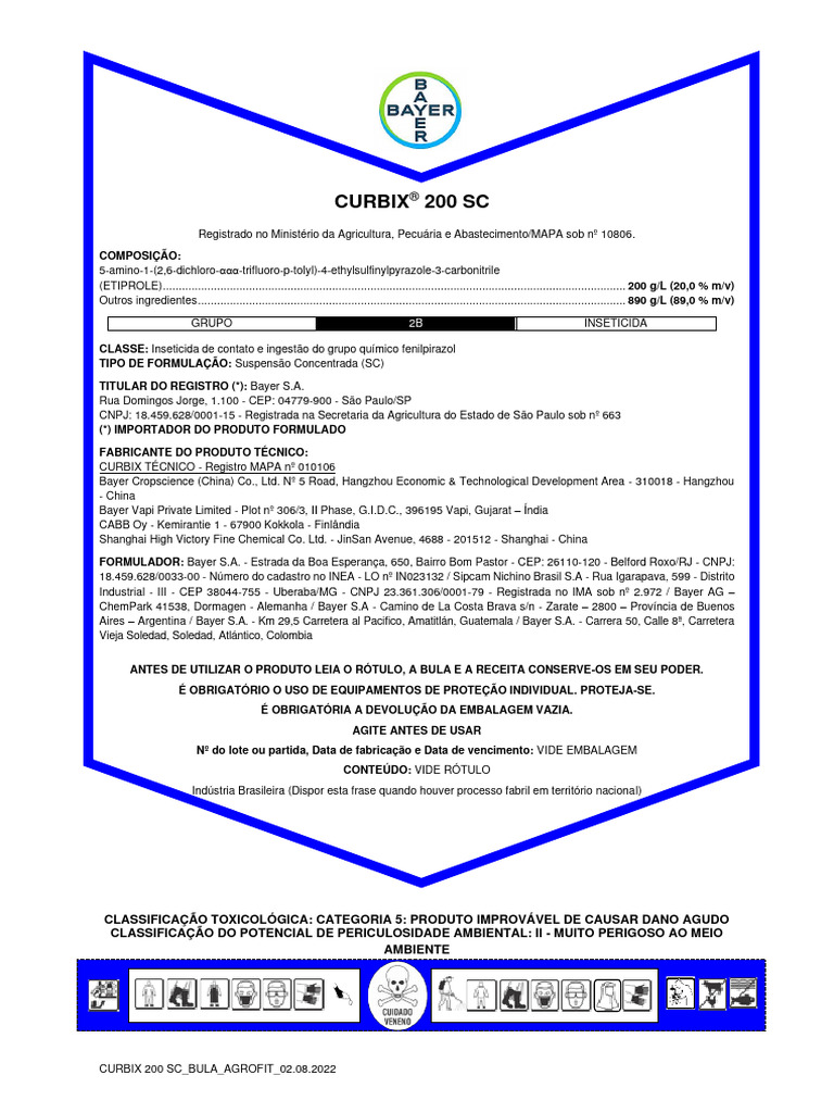 CURBIX-200-SC - BULA-set22 (2) PDF | PDF | Nuvem | Agricultura