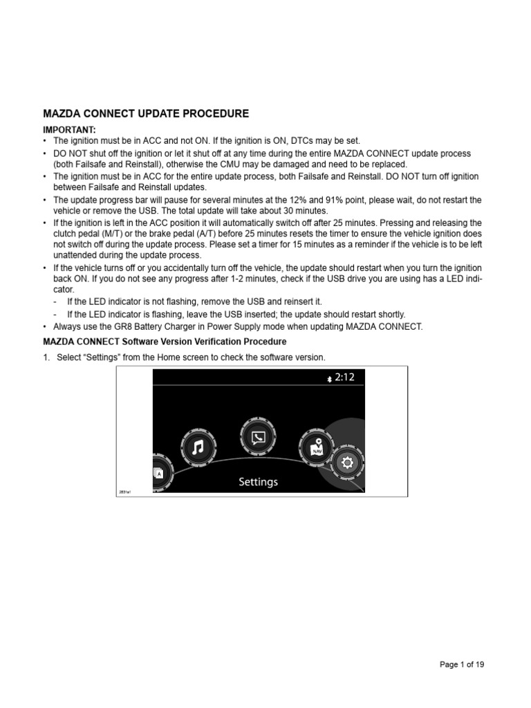Mazda Connect Update | Download Free PDF | Usb Flash Drive | Automatic ...