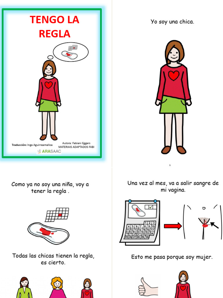 Mini Book-Historia Social-Tengo La Regla | PDF