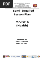 Detailed Lesson Plan in Health 5 | PDF | Burn | First Aid
