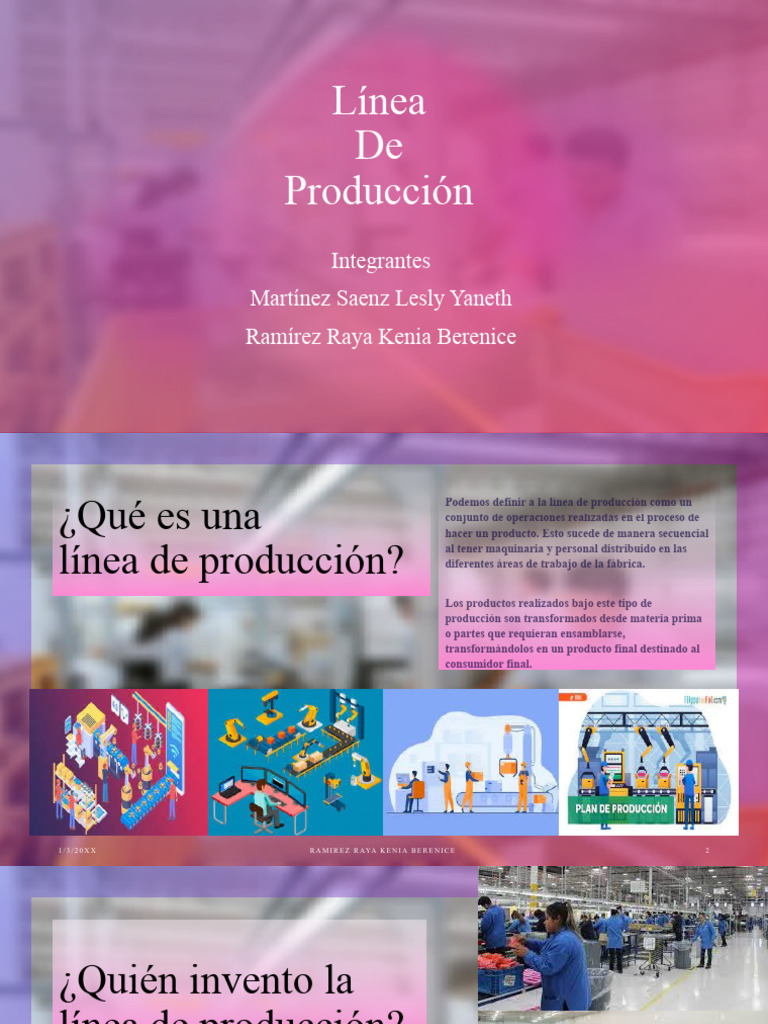 Guía Básica de Líneas de Producción | PDF | Fábrica | Procesos de negocio