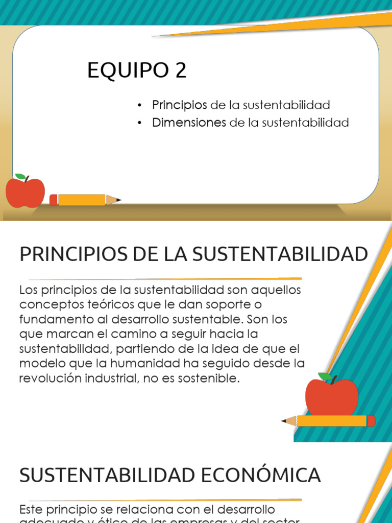 Principios de La Sustentabilidad | PDF | Sustentabilidad | Desarrollo sostenible
