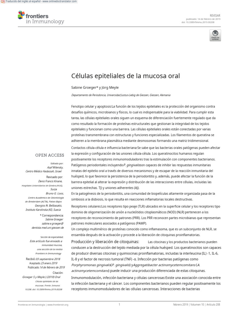 Inmuno en Es | PDF | Epitelio | Citocina