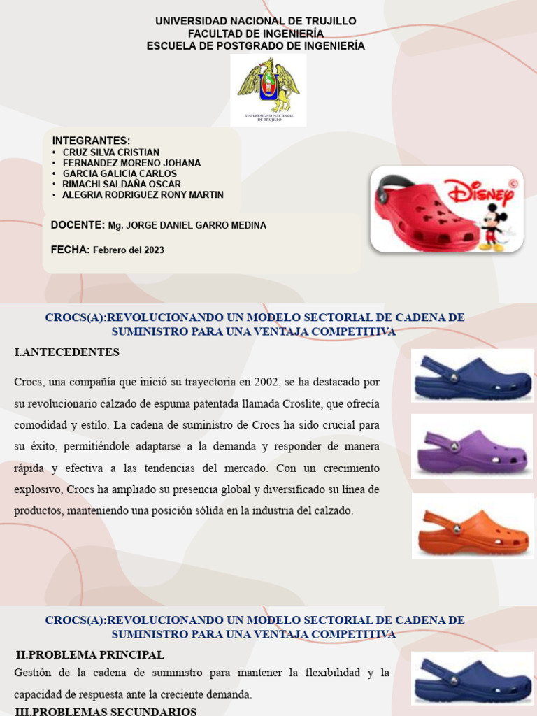 Crocs: Innovación en Cadena de Suministro | PDF | Ventaja competitiva ...
