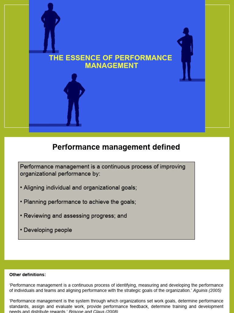 Chapter1 Intro | PDF | Performance Appraisal | Performance Management