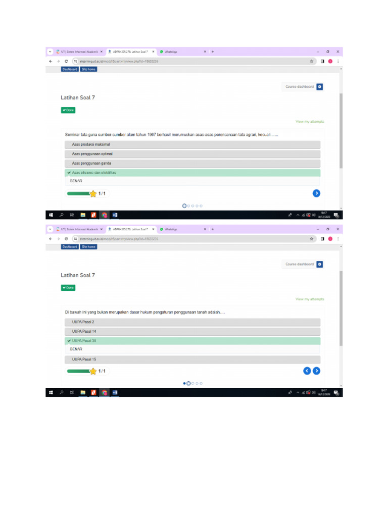 7.C Test Formatif Administrasi Pertanahan Intan | PDF