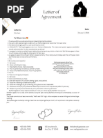 Love Agreement for Couples | PDF