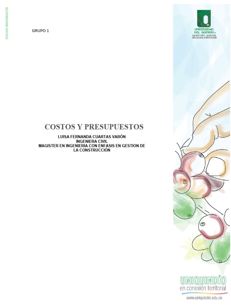 Guía Costos y Presupuestos | PDF | Presupuesto | Planificación