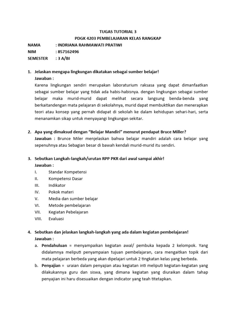 Tugas Tutorial 2 | PDF