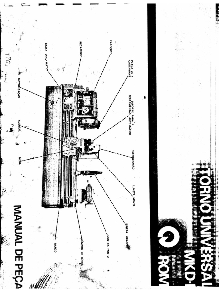 Manual Torno MKD-1 | PDF