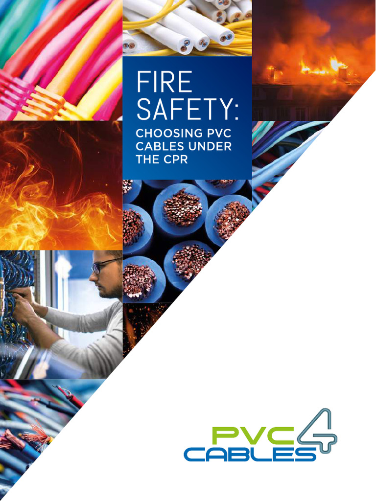 PVC4Cables Fire Safety Brochure Oct2019 en | PDF | Polyvinyl Chloride | Smoke