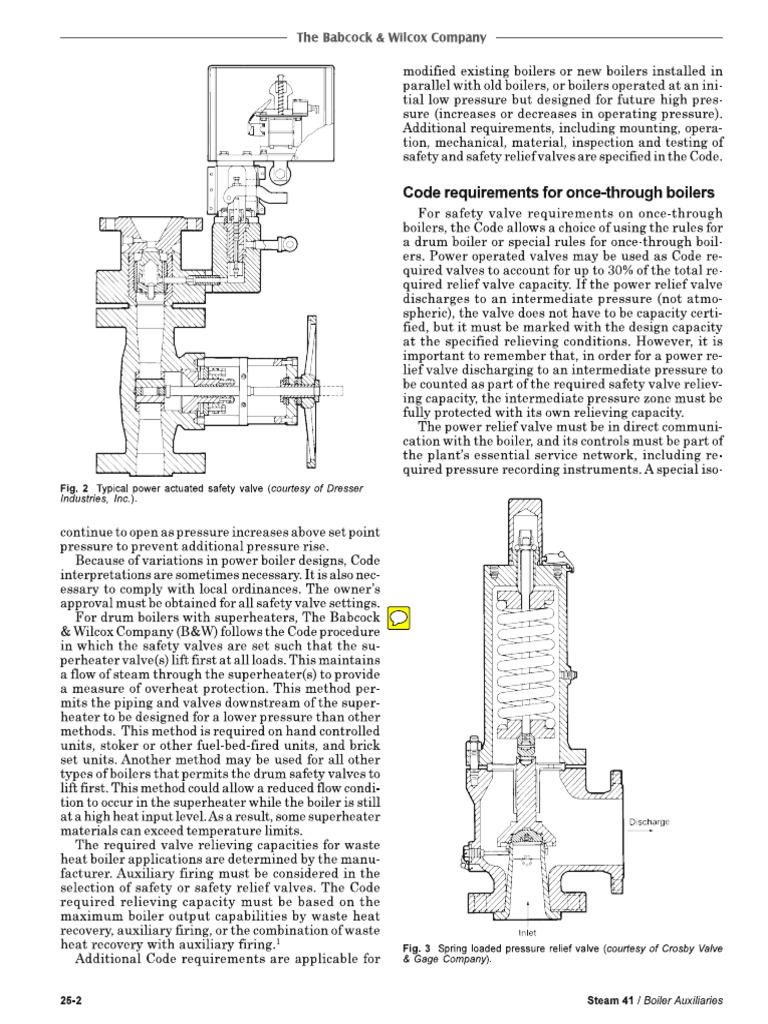 Steam B&W PG 25-2 | PDF