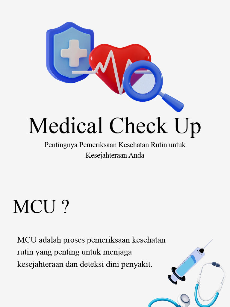 Medical Check Up | PDF | Kesehatan Holistik | Sains & Matematika