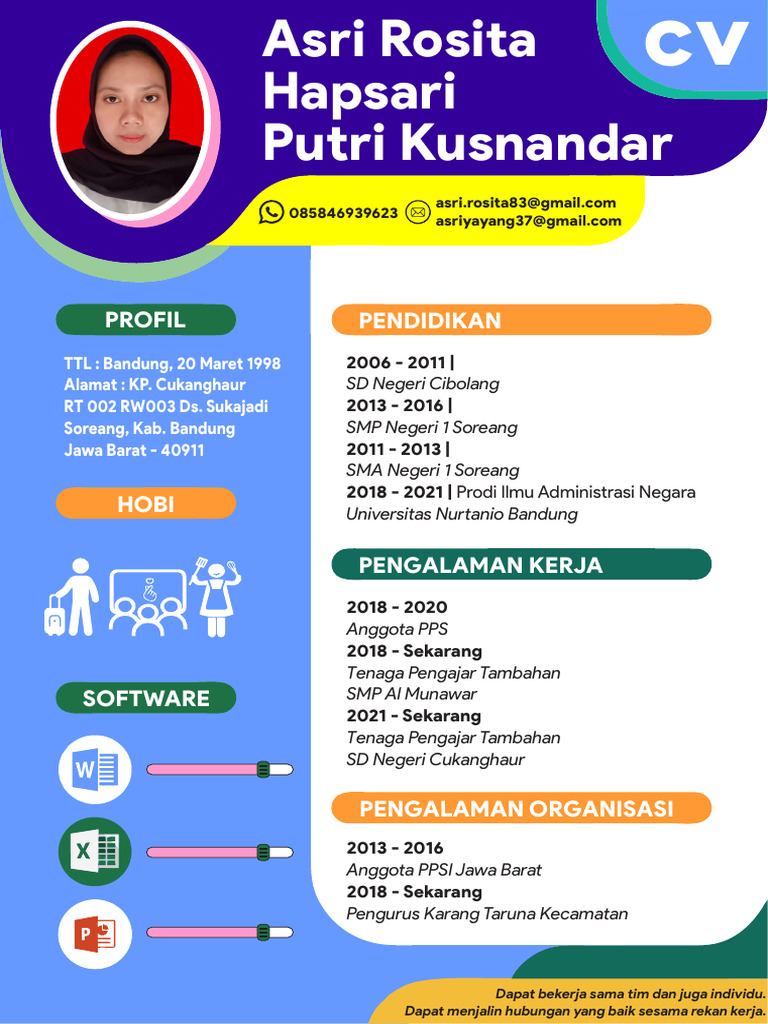 CV Asri | PDF