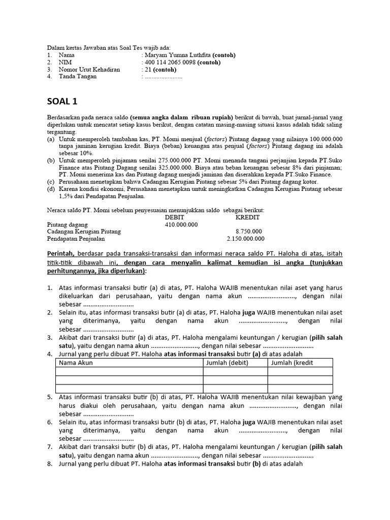 Tugas AKM Akuntansi Perpajakan | PDF