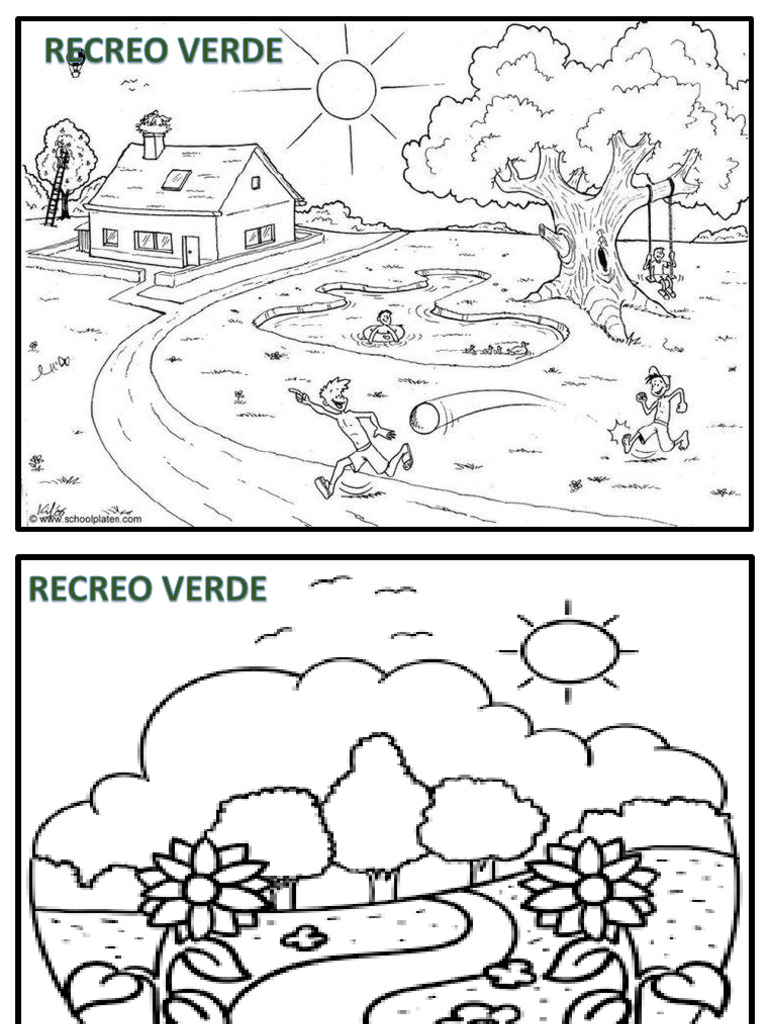 Recreo Verde Actividades - Ee-Ff | PDF