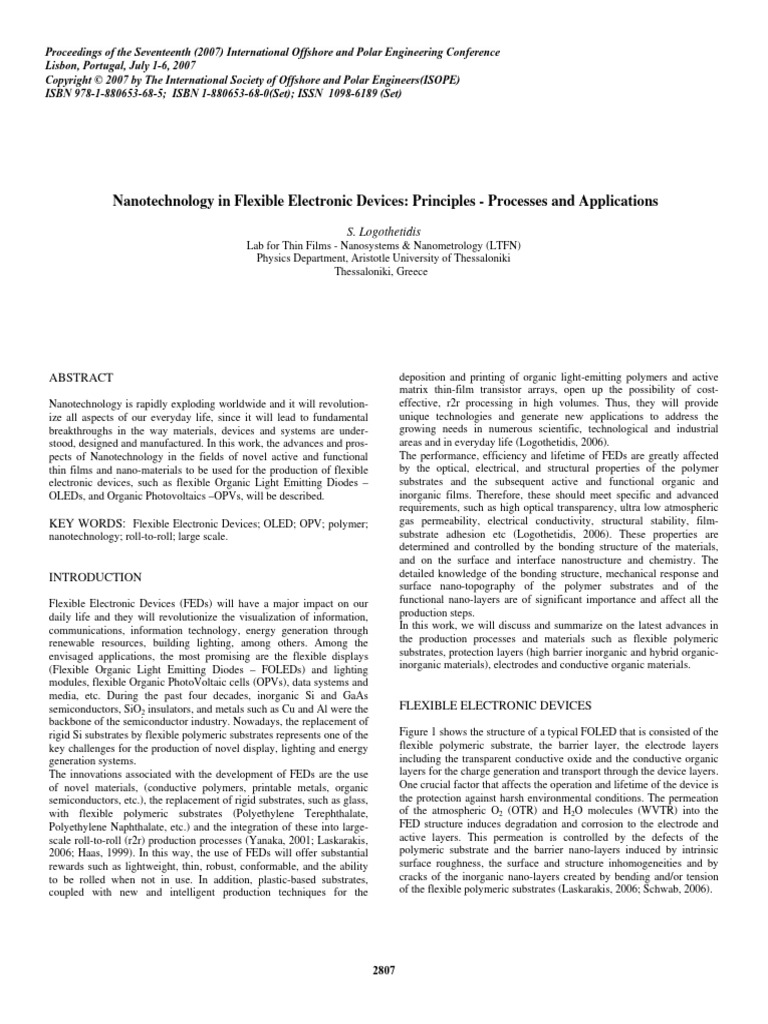 Isope I 07 471 | PDF | Oled | Zinc Oxide