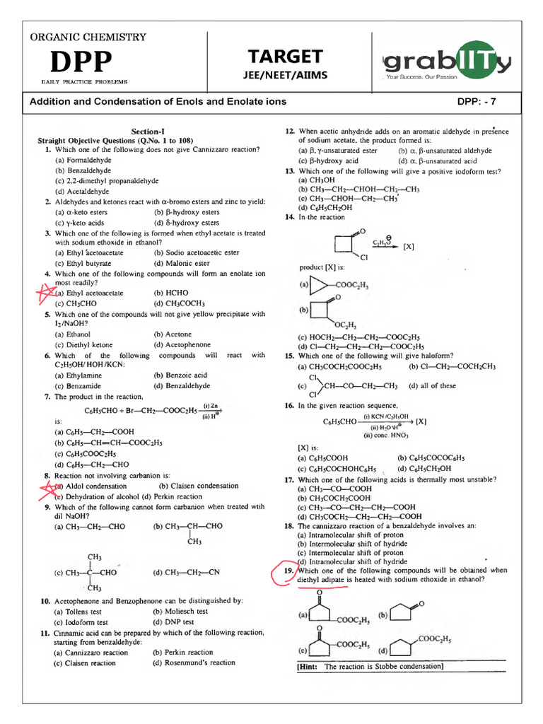 07 Addition and Condensation of Enols and Enolate Ions (1) .PDF - 1 ...