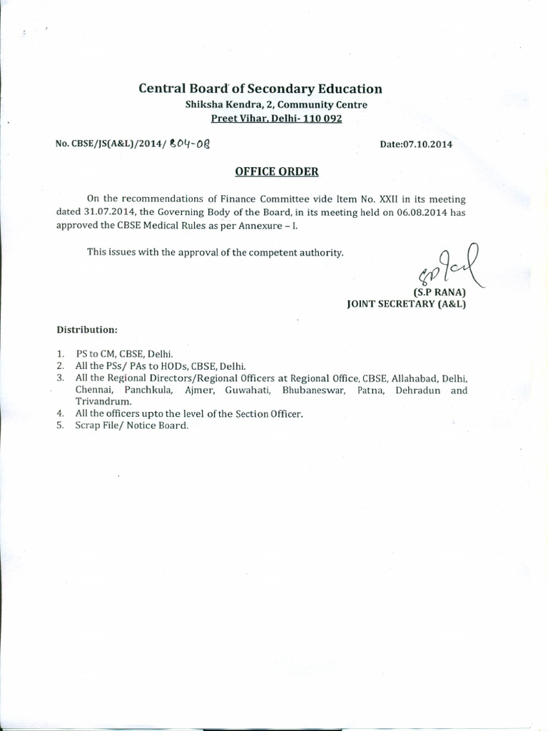 Medical Rules of The Board | PDF