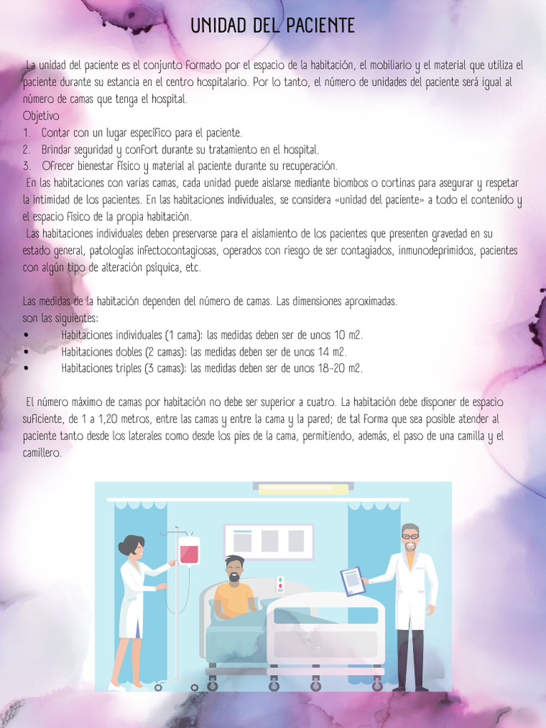 Unidad Del Paciente-Dibujo y Cuadro de Conceptos | PDF