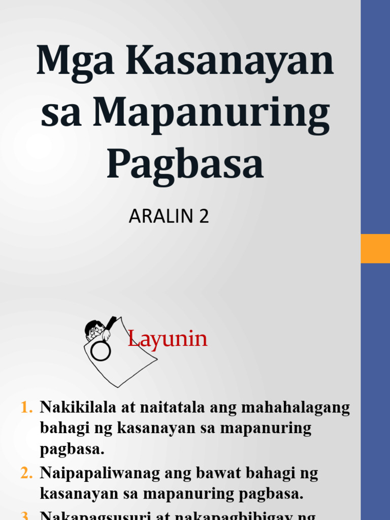 Mga Kasanayan Sa Mapanuring Pagbasa | PDF