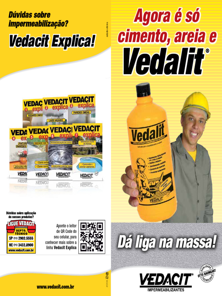 Catalogo Vedalit | PDF | Argamassa (alvenaria) | Cimento
