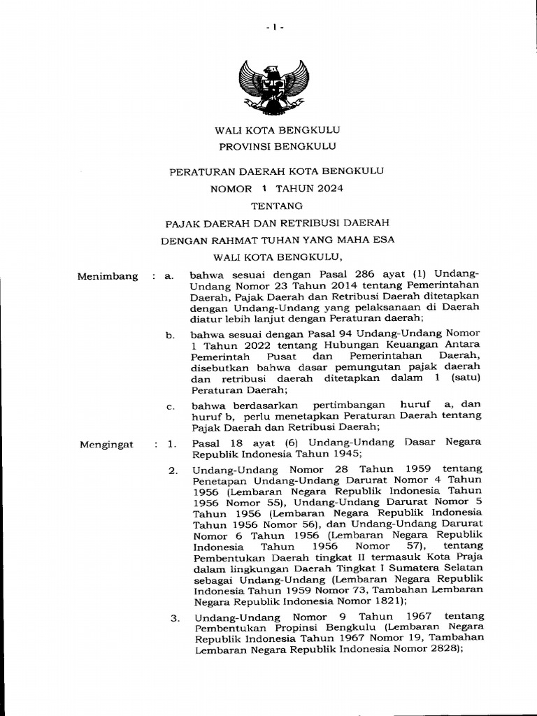 Perda 1 2024 Fix | PDF