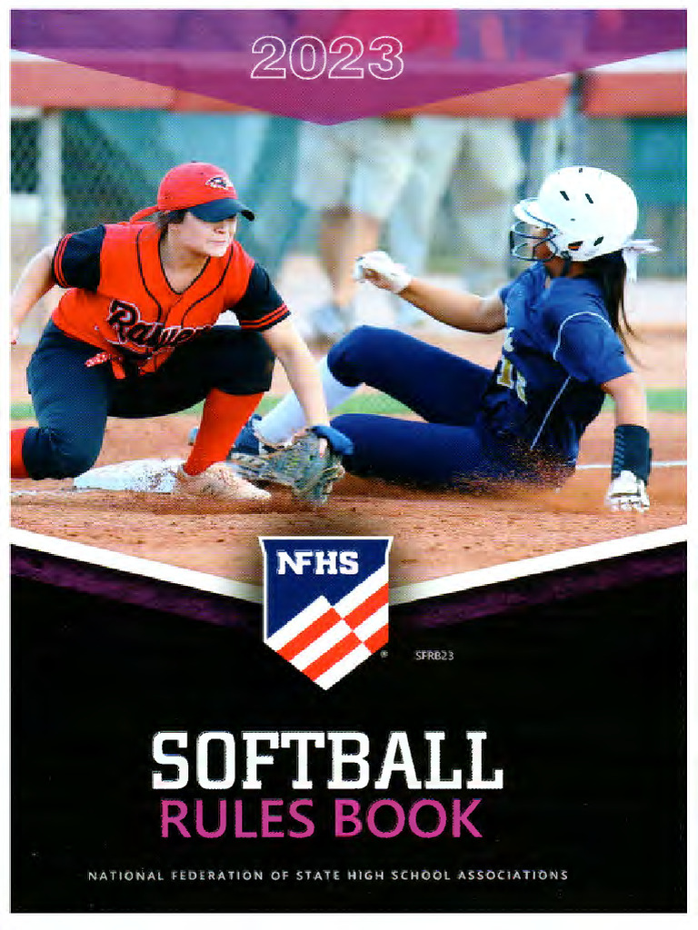 2023 NFHS Softball Rule Changes | PDF | Baseball Field | Softball