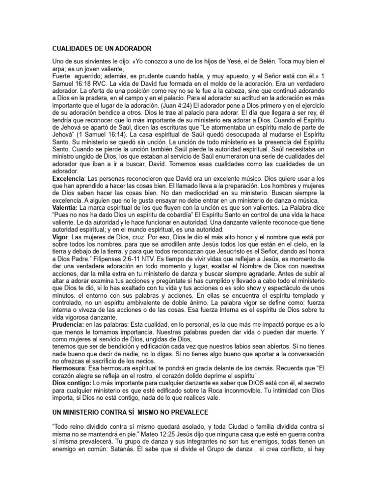 Documento (4) Dios | PDF | Oración | Amor