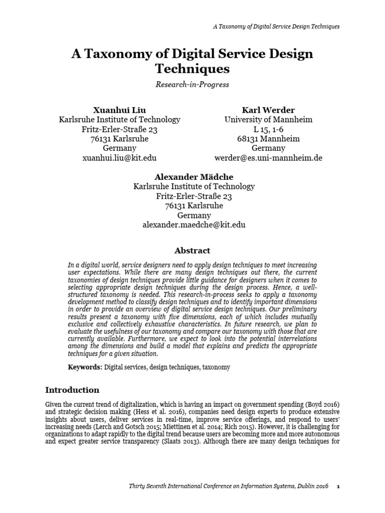 Liu Et Al 2016 A Taxonomy Of Dsd Techniques Pdf Design