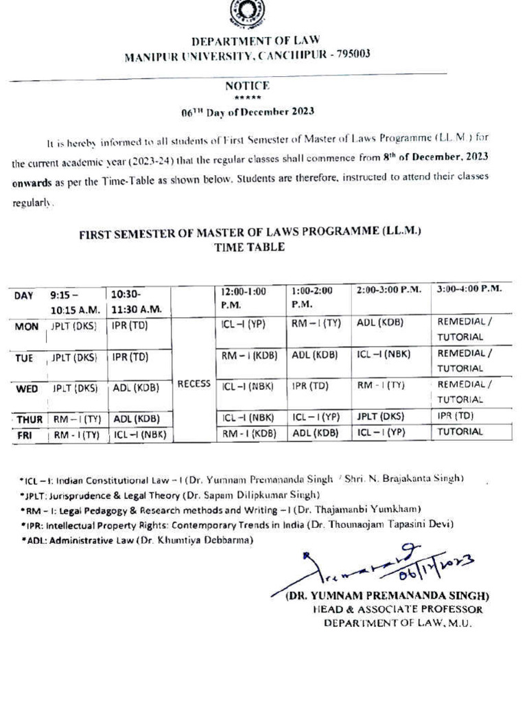 LLM 1 S TT6 Dec 2023 | PDF