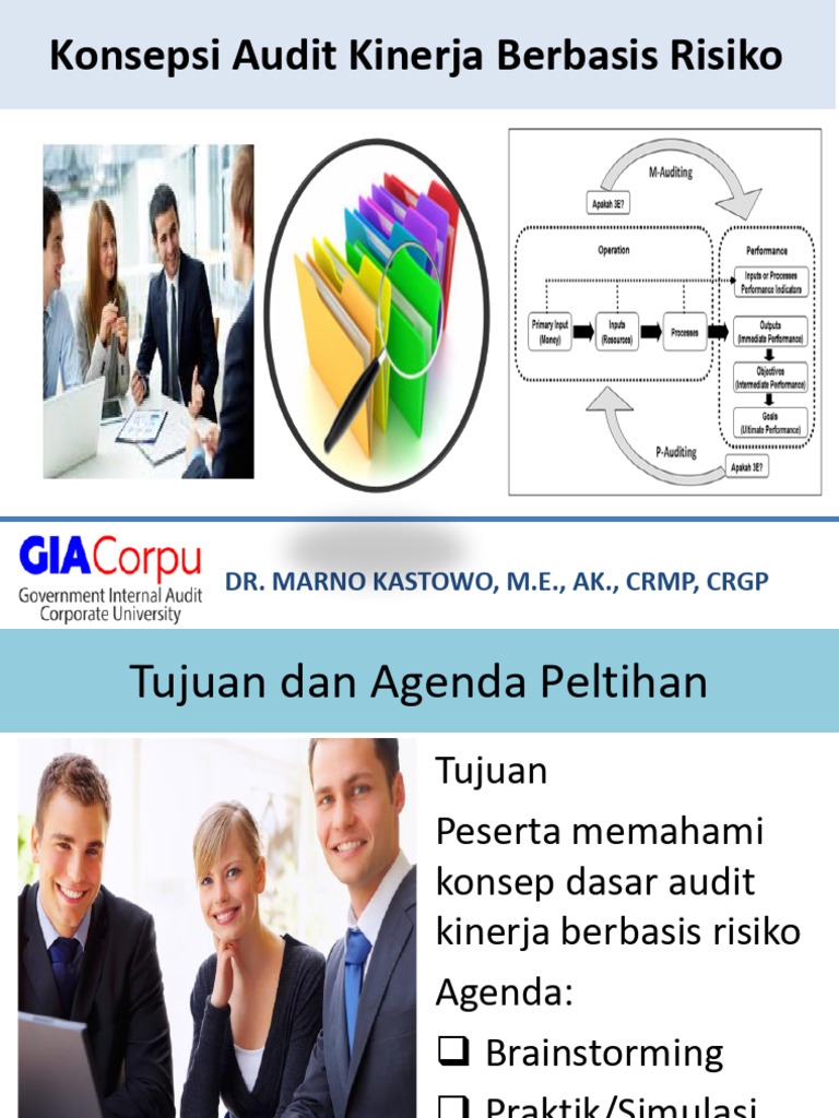 Handout Konsep Audit Kinerja | PDF | Bisnis | Pengelolaan Keuangan & Uang