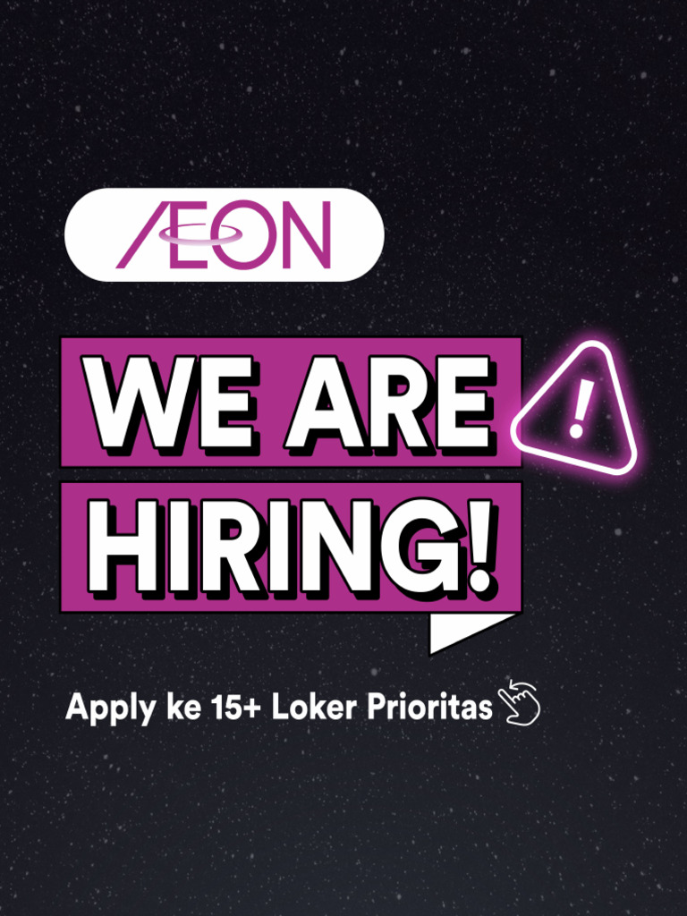 AEON Is Hiring? | PDF