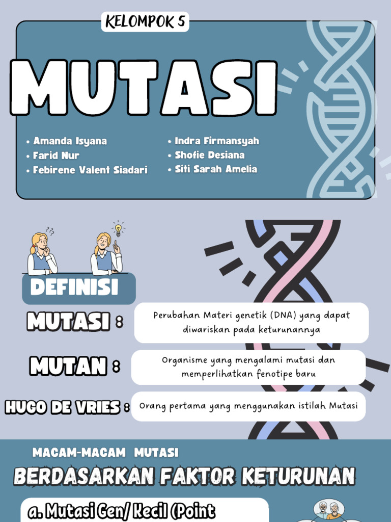 Kel. Bio Mutasi 12 IPA 1 | PDF