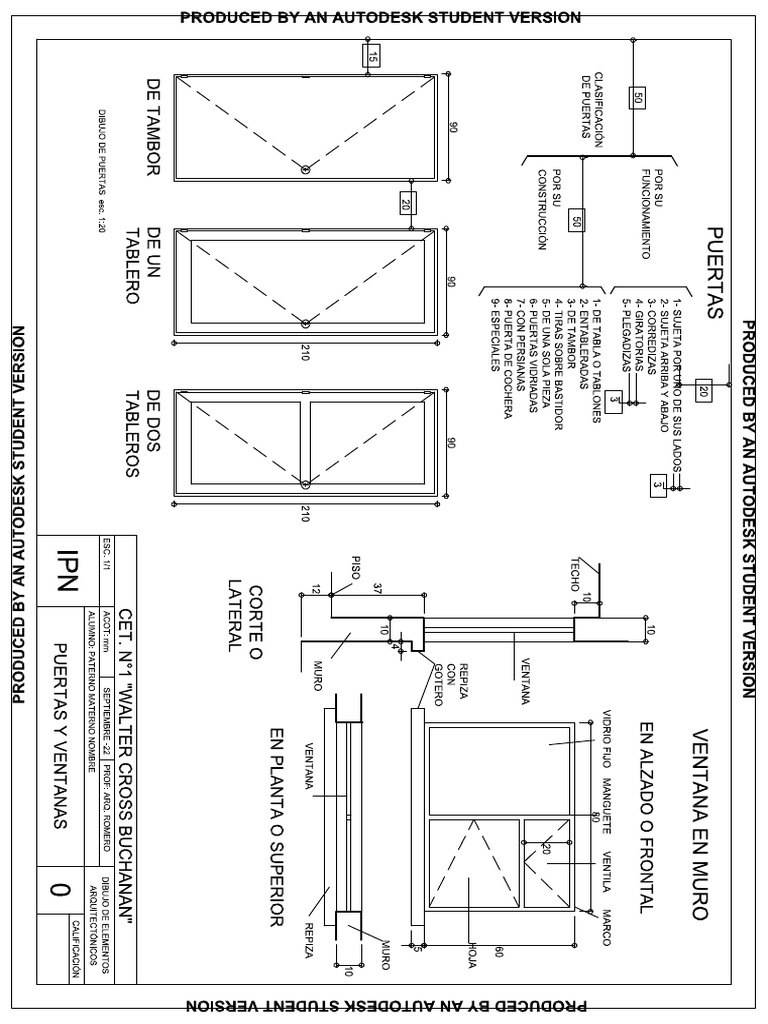 Puertas y Ventanas - Espacios | PDF