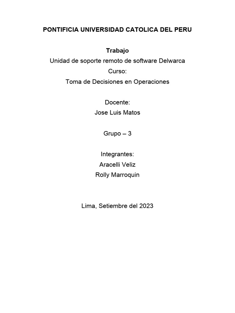 Delwarca | PDF | Tecnologías de la información | Ciencias de la Computación