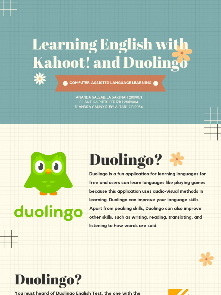 Kahoot and Duolingo | PDF