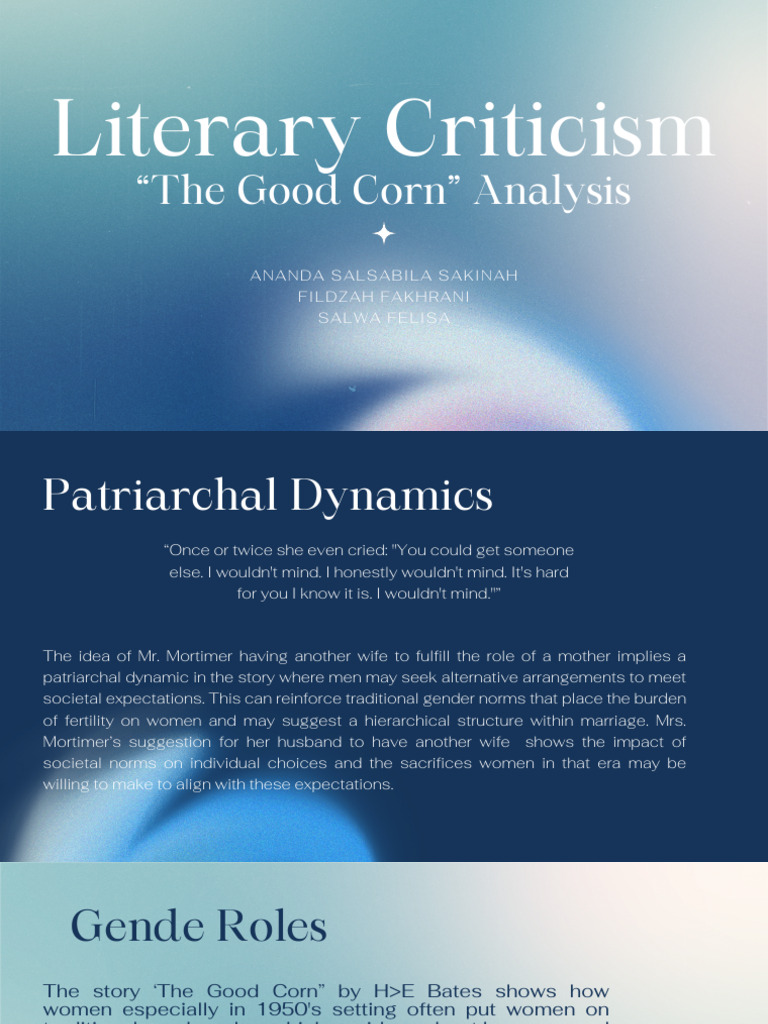 Blue Gradients Basic Simple Presentation | PDF | Gender Role | Gender